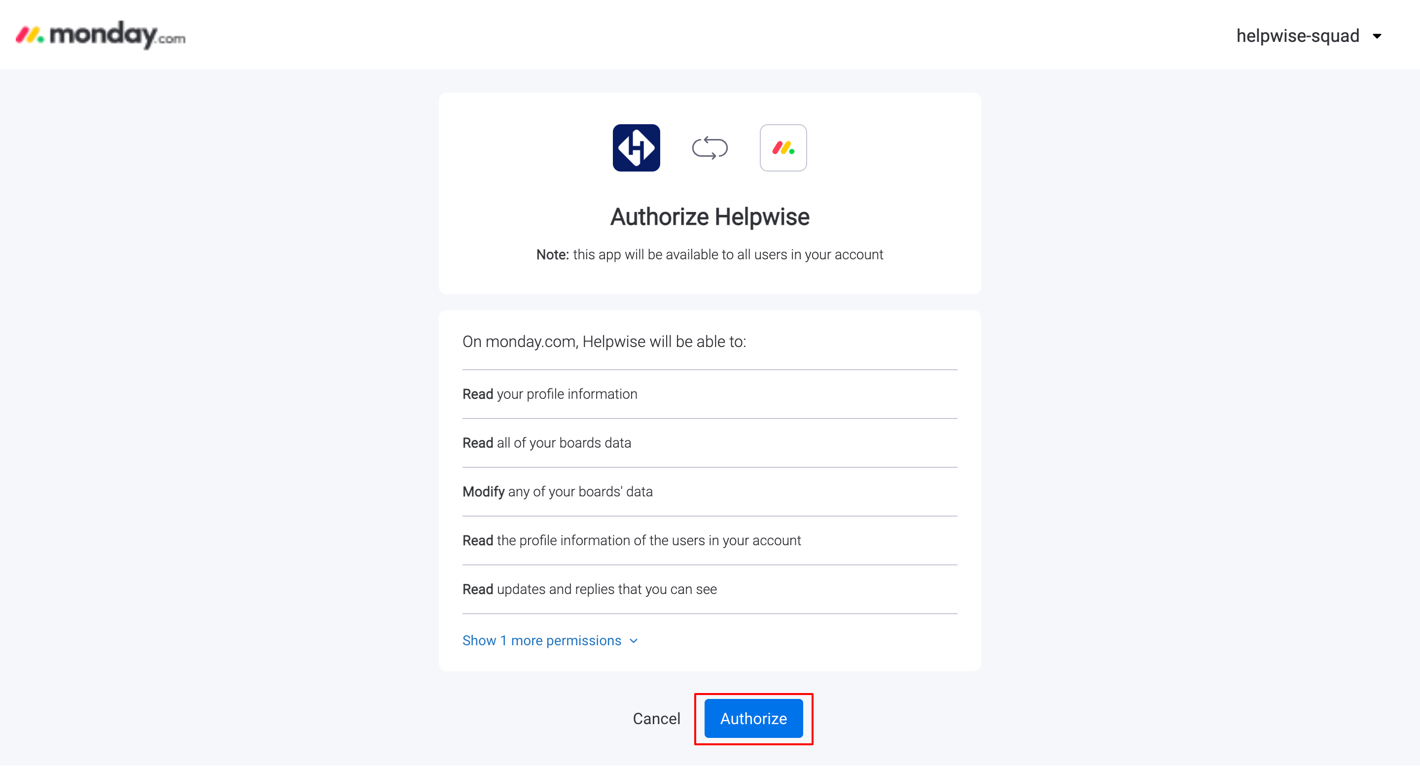 Integrate Monday.com with Helpwise